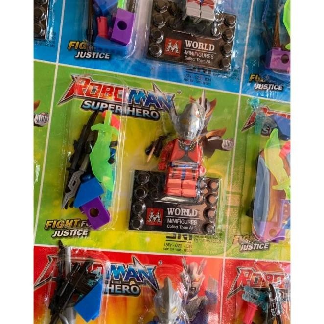 Jual Mainan Anak Lego Ultraman Ultraman Fusion Hero Bentuk Lego Papanan ...
