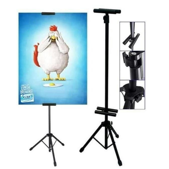 Jual Rangka Stand Standing T Benner Tripod Banner Tripod poster ...