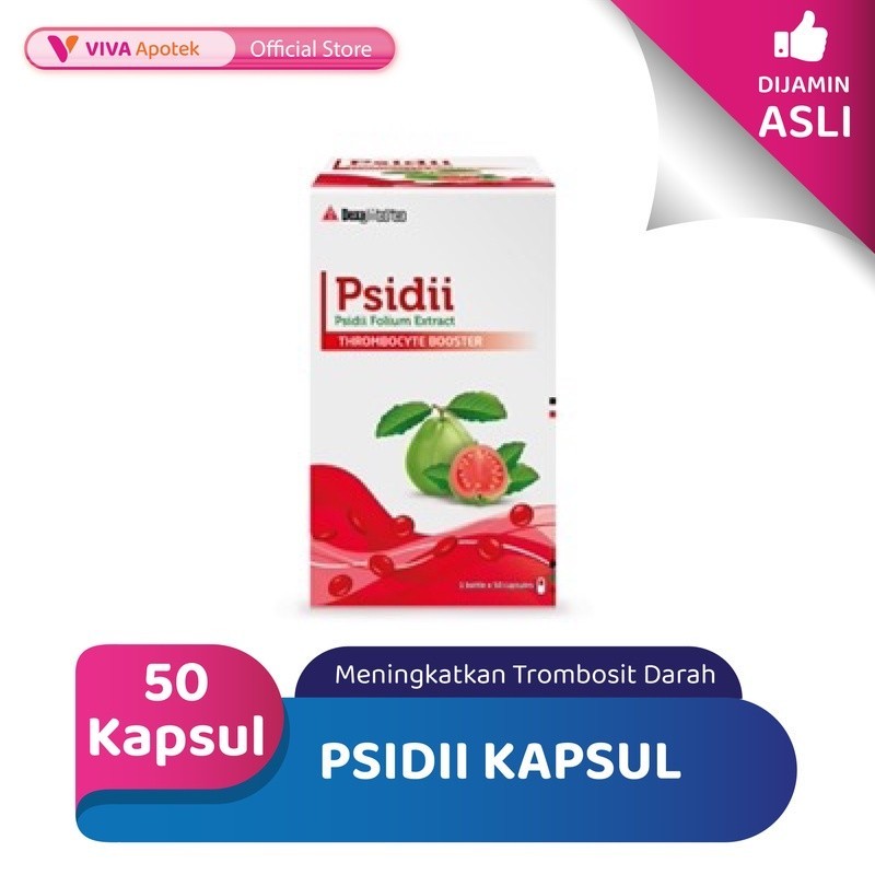 Jual PSIDII Kapsul untuk Meningkatkan Trombosit Darah (50 Kapsul ...
