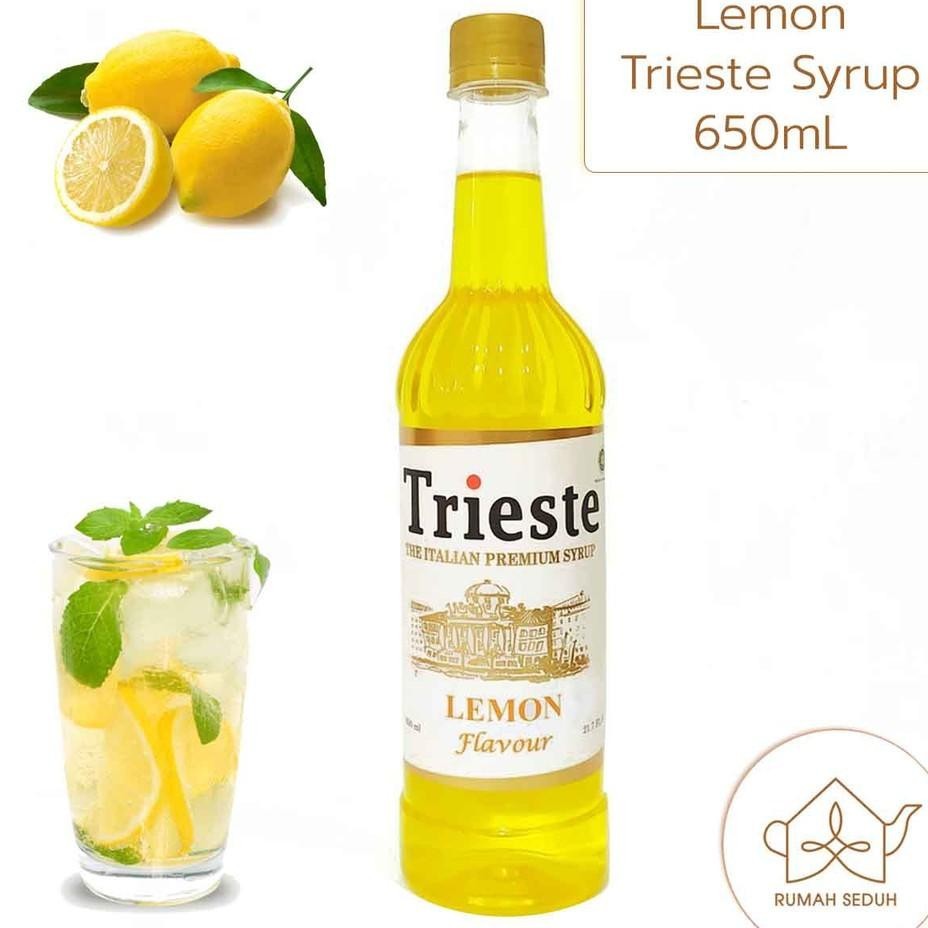 Jual 650 Ml Sirup Lemon Merk Trieste - Sirop Limun - Lemon Syrup ...