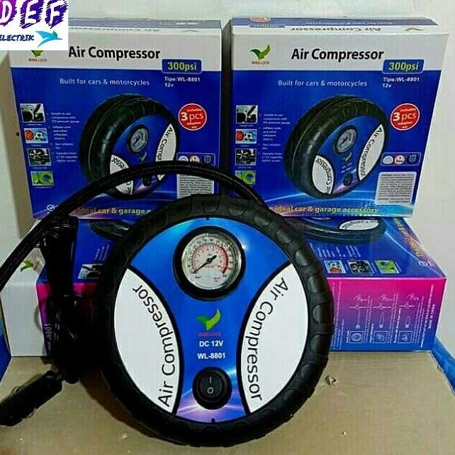 Jual POMPA LISTRIK AIR COMPRESSOR P0MPA BAN MOBIL MOTOR PORTEBLE ...