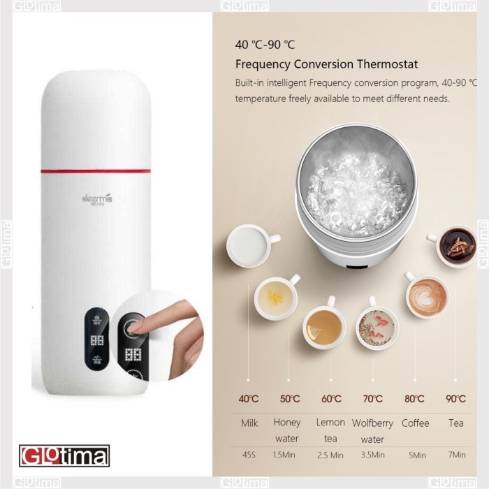 Jual Teko Listrik Termos Portable Smart Pot Kettle 350ml Xiaomi DEM ...
