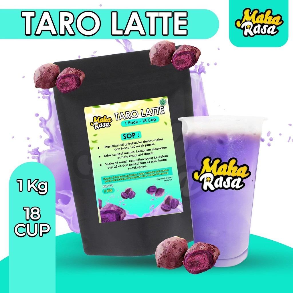 Jual MAHA RASA - Taro Bubuk Minuman Instan (1 KG) | Shopee Indonesia