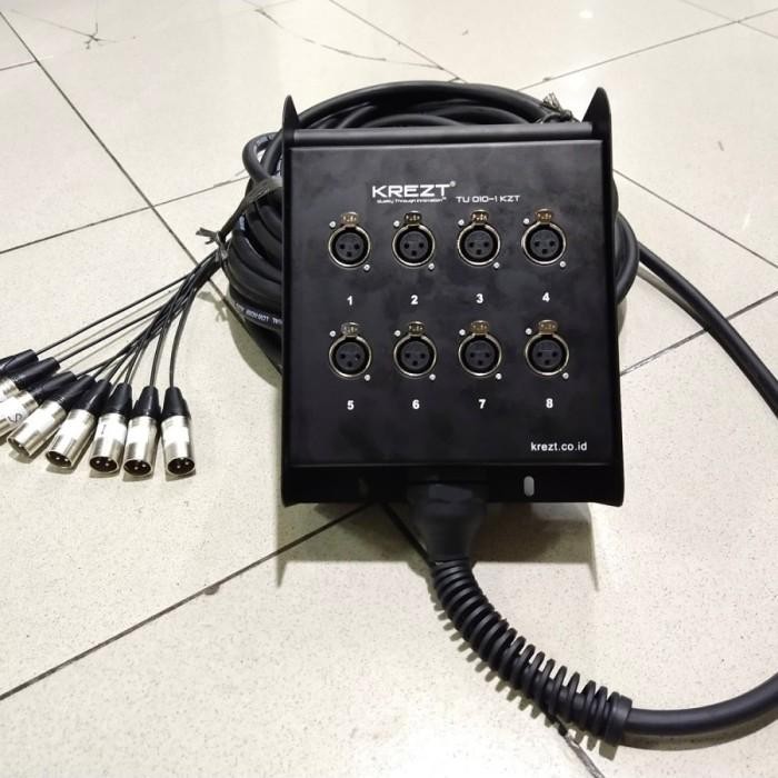 Jual Snake Kabel 8 Channel Komplit + Stage Box Krezt 25 Meter | Shopee ...