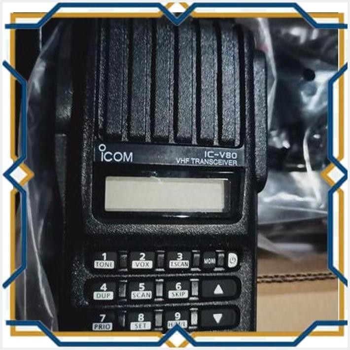 Jual [ydj] ht icom ic v80 frekuensi vhf kondisi 99 persen | Shopee ...
