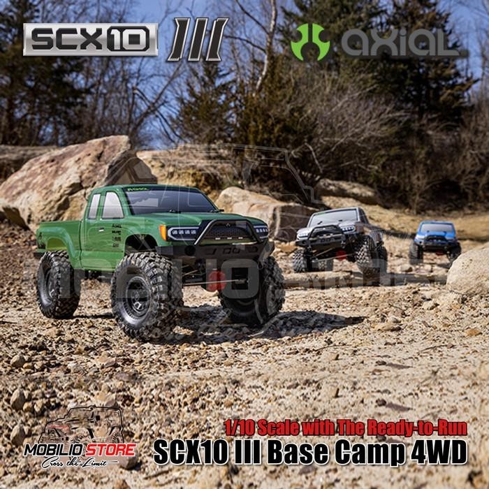Jual AXIAL SCX10 III BASE CAMP 4WD RC CAR 1/10 SCALE RTR CRAWLER OFF-ROAD | Shopee Indonesia