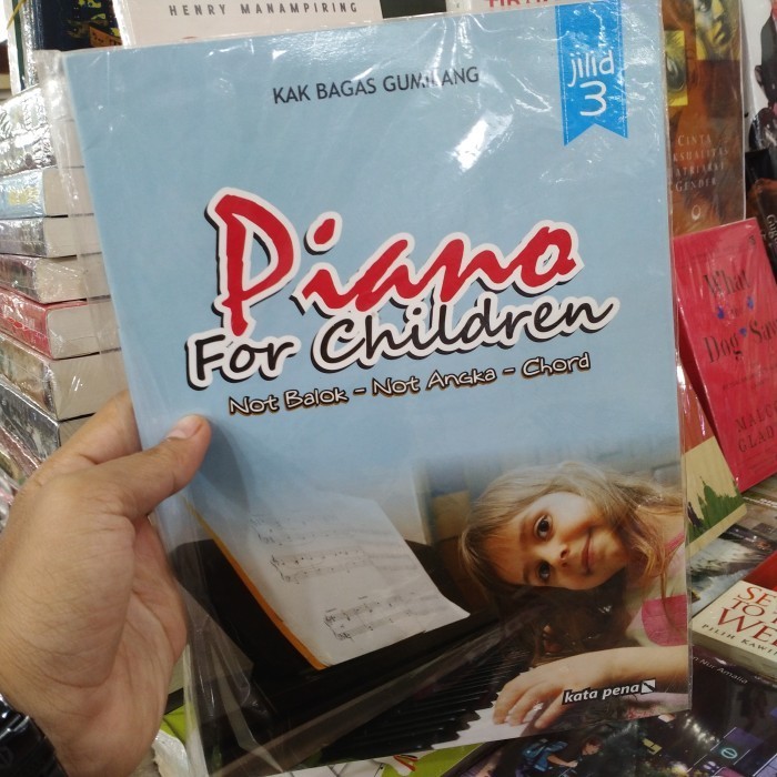 Jual buku piano for children not balok not angka chord original ...