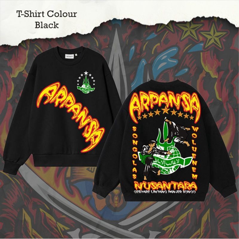 Jual Sweater PN Arpansa Nusantara Sablon Dtf Premium Sablonan Depan ...