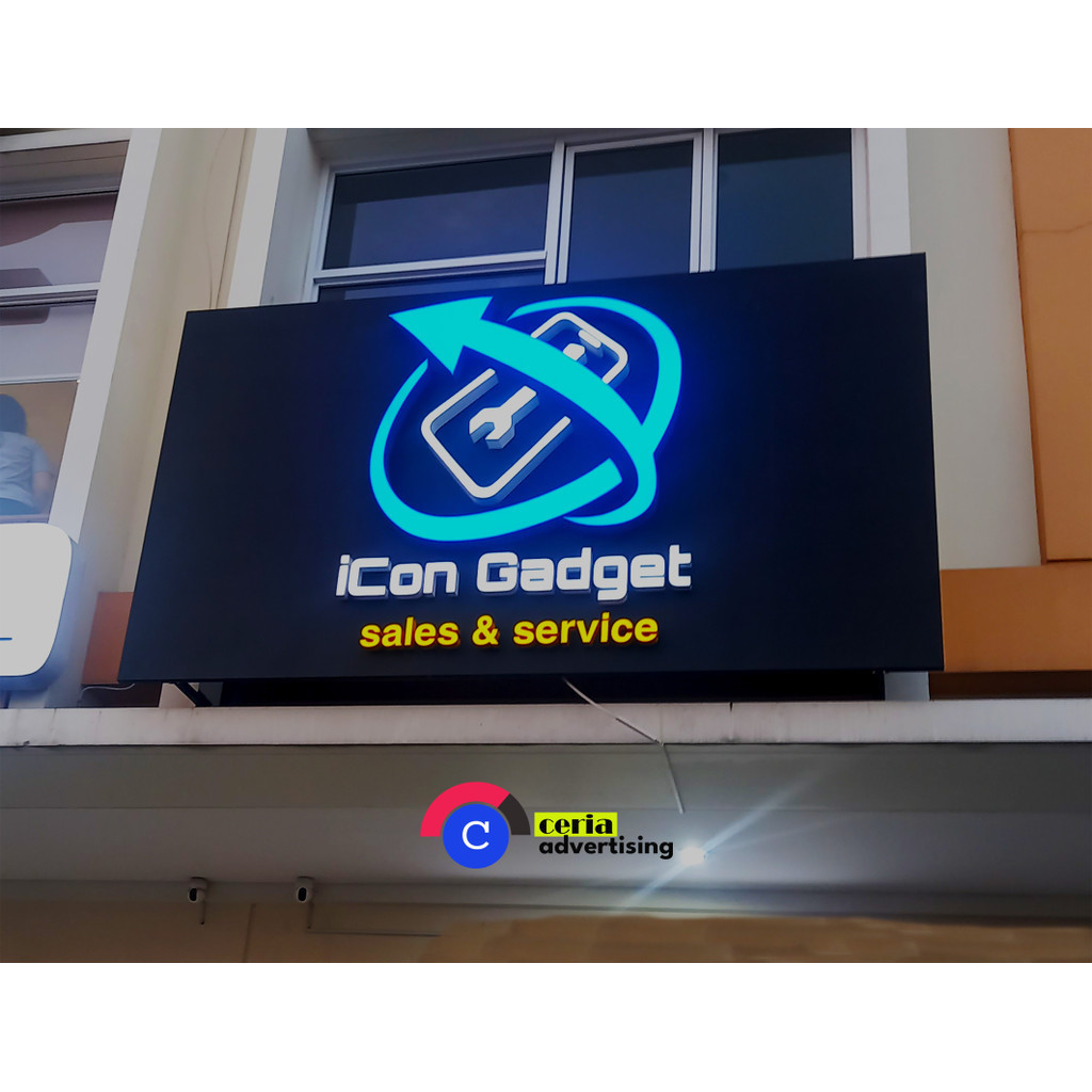 Jual Nama Toko - Reklame Toko (neonbox / letter sign) | Shopee Indonesia