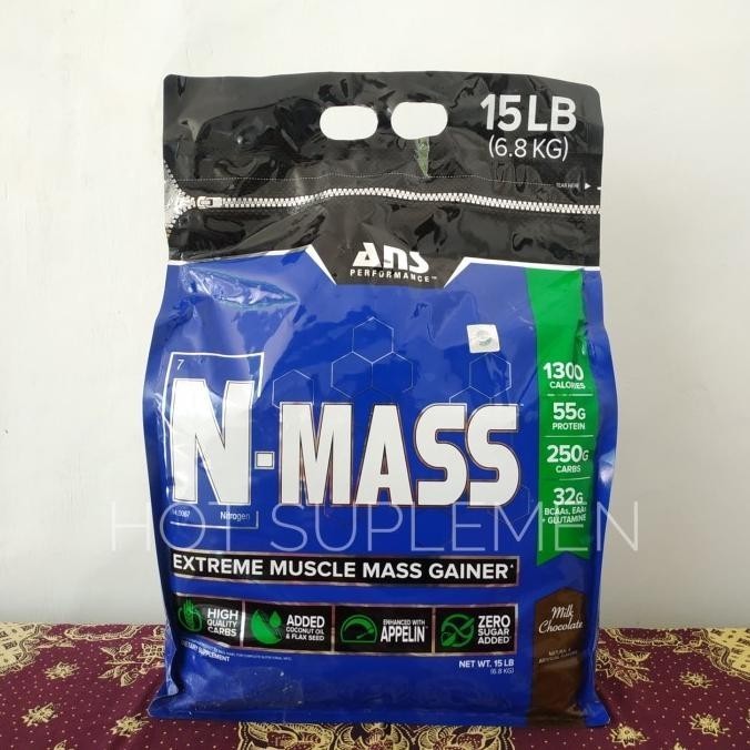 Jual ANS N Mass 15 Lbs NMass Mass Gainer - SUPLEMEN FITNESS | Shopee ...