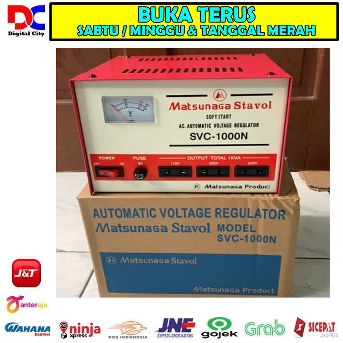 Jual Stabilizer Matsunaga Svc-1000N Penstabil Tegangan Listrik 1000 Watt | Shopee Indonesia