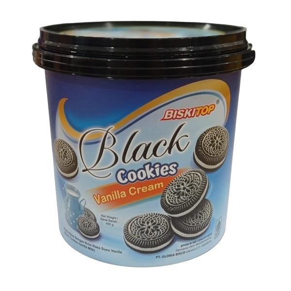 Jual BISKITOP BLACK VANILLA CREAM 400 GR- VP | Shopee Indonesia