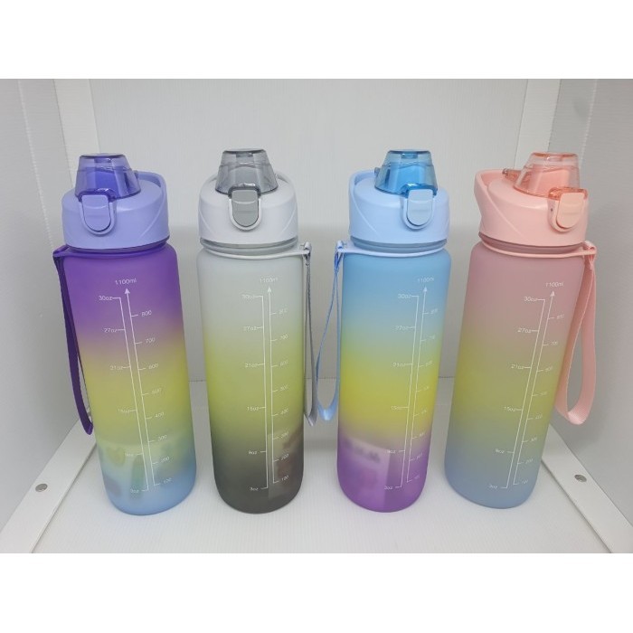 Jual Botol Warna Rainbow New Food Grade & Bpa Free (1100 Ml ) | Shopee Indonesia