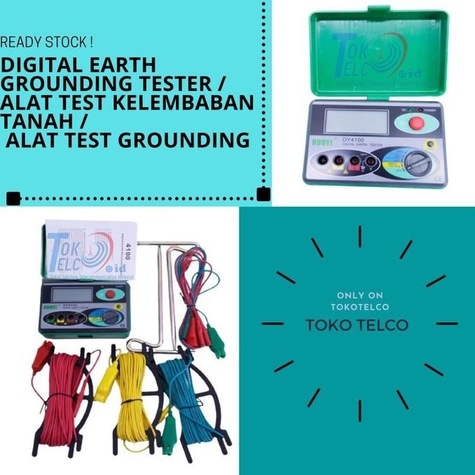 Jual Digital Earth Grounding Tester / Alat Uji Kelembapan Tanah / Mager ...