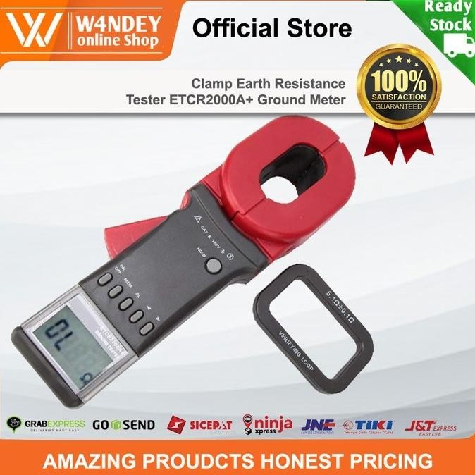 Jual Clamp Earth Resistance Etcr2000A+ Ground Meter Etcr 2000A 2000 ...