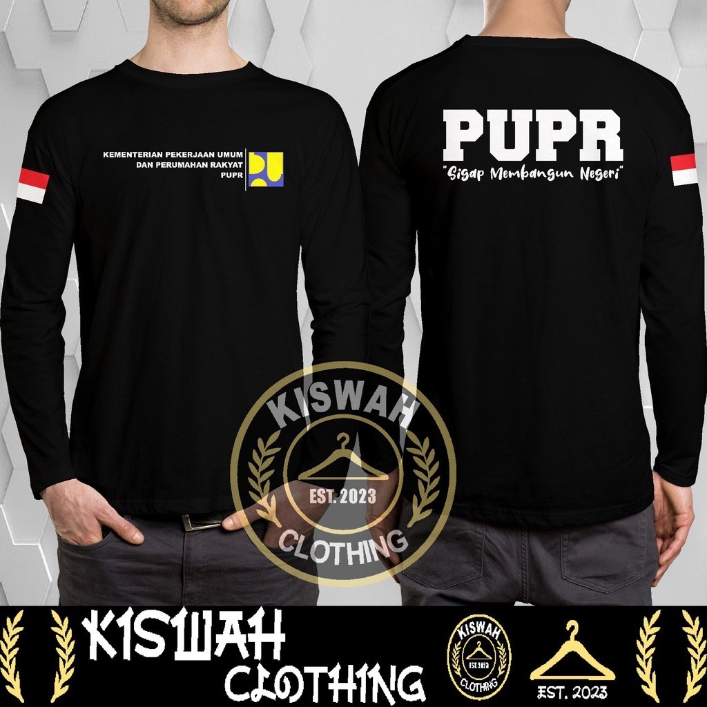 Jual Kaos Tshirt Kementerian PUPR Sigap Membangun Negeri Lengan Panjang ...