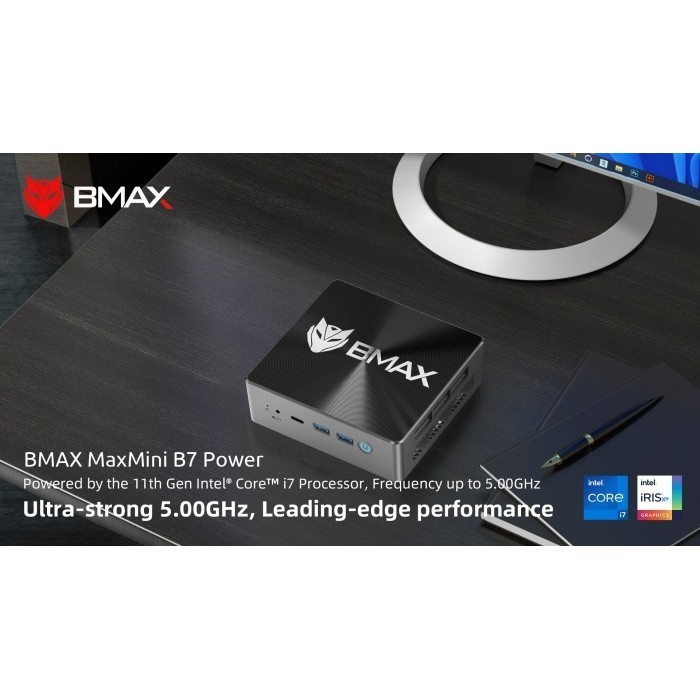 Jual MINI PC BMAX B7 Power Intel i7 11390H 16/512GB NVMe 4K Windows 11 ...