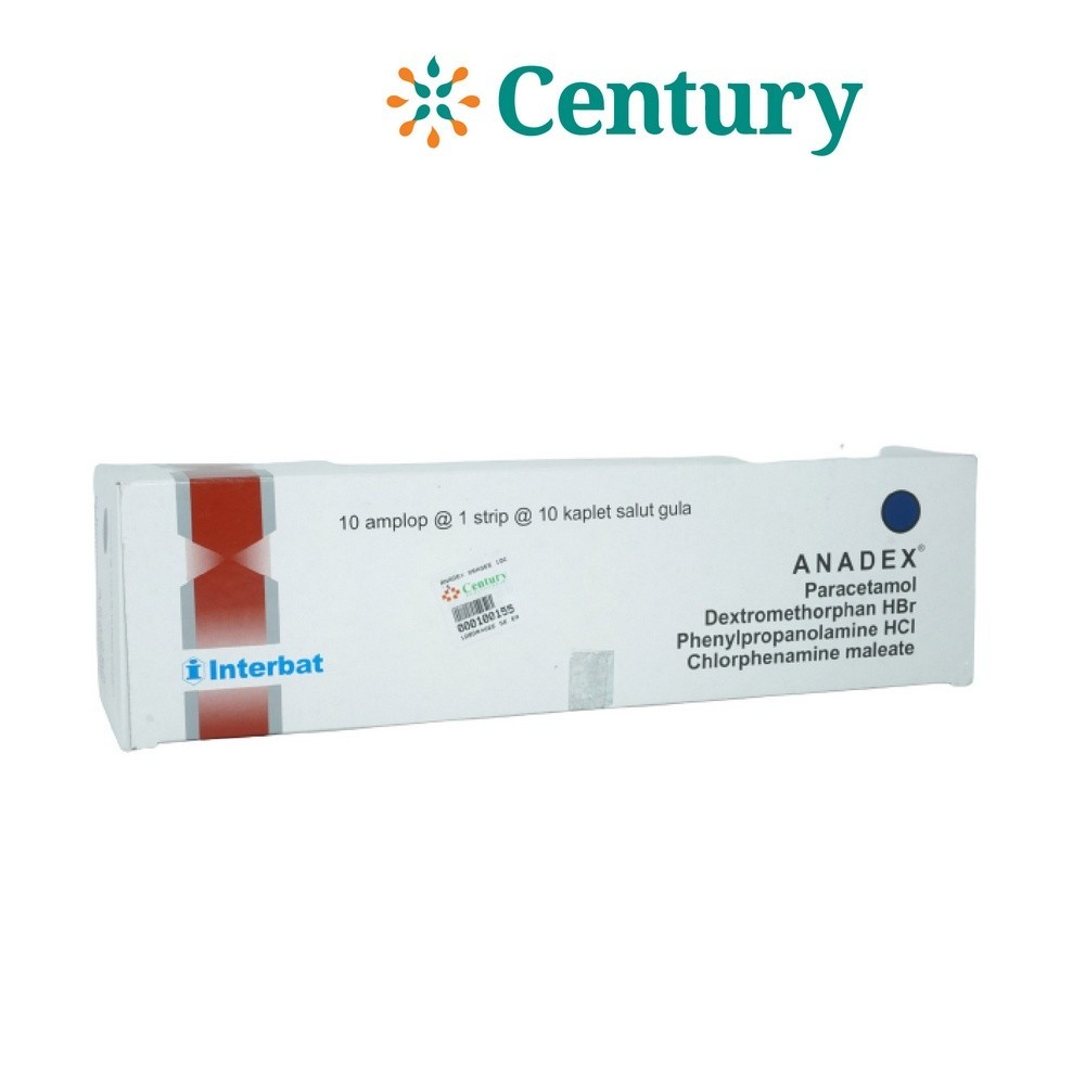 Jual ANADEX DRAGEE 1 STRIP 10 TABLET / FLU / BATUK / DEMAM / RADANG ...