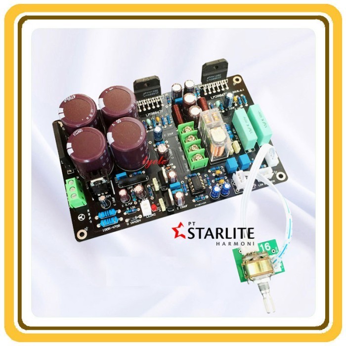 Jual KIT LM3886 Amplifier 65 watt (RMS), 4 ohm berikut Heat-sink | Shopee Indonesia