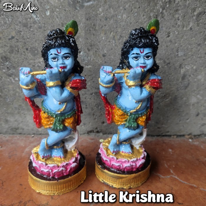 Jual PATUNG KRISHNA KECIL MAIN SULING/LITTLE KRISHNA/KRISNA/PATUNG DEWA ...