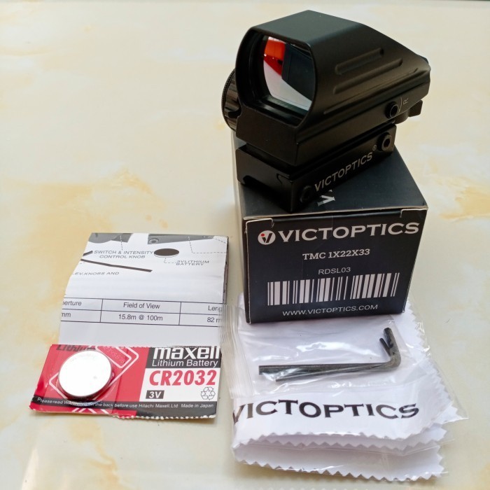 Jual VICTOPTICS RED DOT SIGHT AIM COLLIMATOR 1X22X33 by VECTOR OPTICS ...