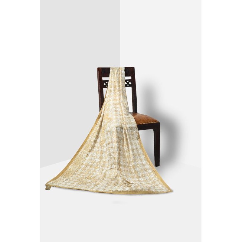 Jual Batik Cap Jayastamba khas Nganjuk Warna Soft Cream | Shopee Indonesia