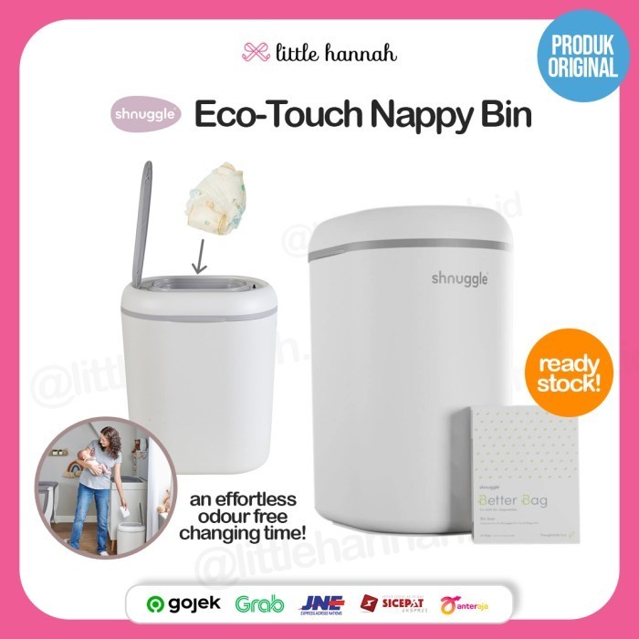 Jual SHNUGGLE ECO-TOUCH NAPPY BIN TEMPAT SAMPAH POPOK | Shopee Indonesia