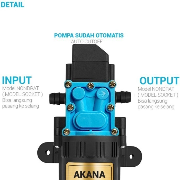 Jual Pompa DC 12 Volt AKANA 4949 - OTOMATIS TEKANAN TINGGI | Shopee ...
