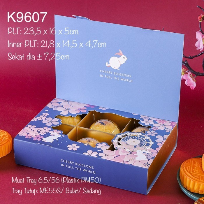 Jual Kotak Mooncake Dus Box Packaging Parcel Mochi Nastar Kue Bulan ...