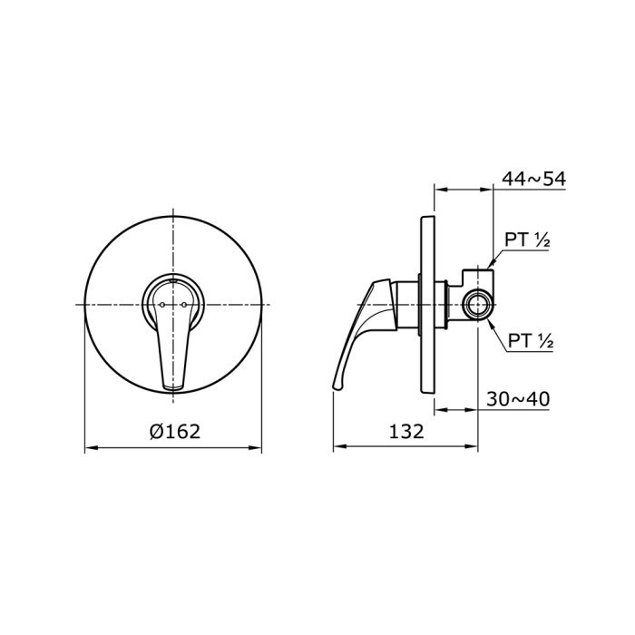 Jual Kran Shower Mixer Tanam Toto Tx405Sdn (Panas Dingin) | Shopee ...