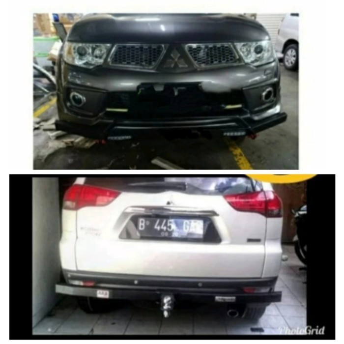 Jual Bamper Bumper Paket Towing Tanduk Bemper Depan Belakang Arb Besi ...