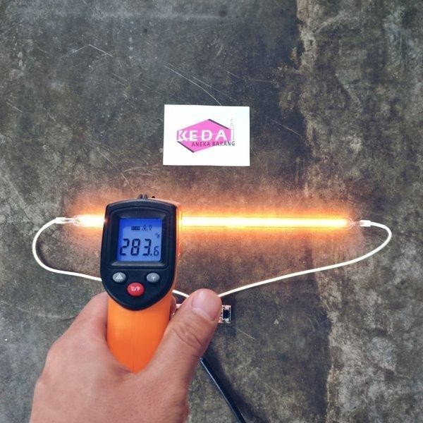 Jual Lampu Halogen Lamp 220V AC 40cm 300W 15mm Infrared Pemanas Heater ...