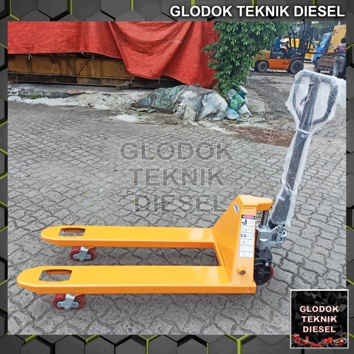 Jual Hand Pallet Handpallet Truck 3 Ton Hand Stacker Lift 3000 Kg Roda ...