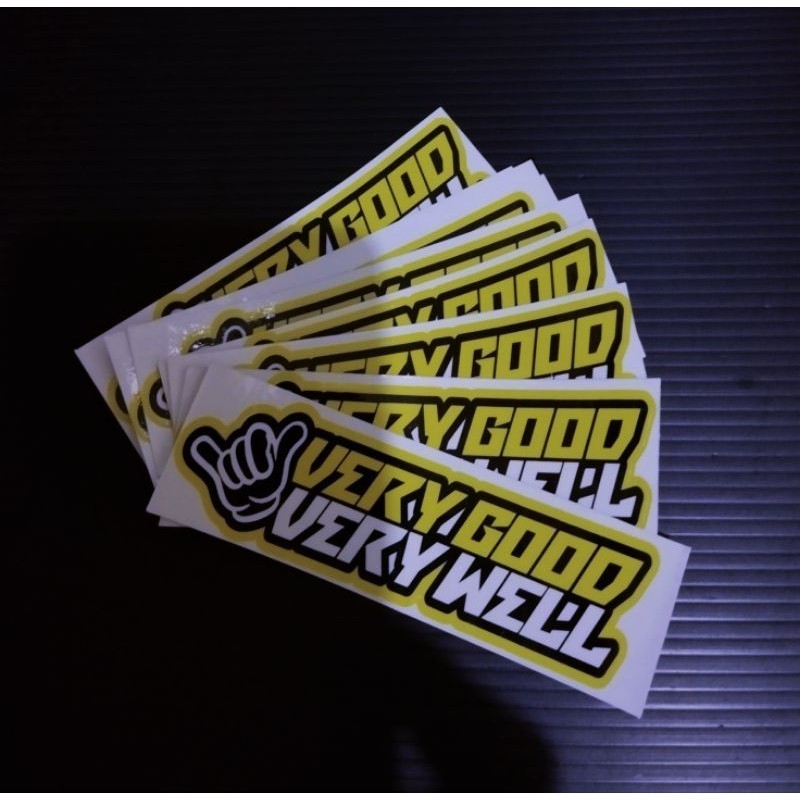 Jual STIKER VERY GOOD VERY WELL | Shopee Indonesia