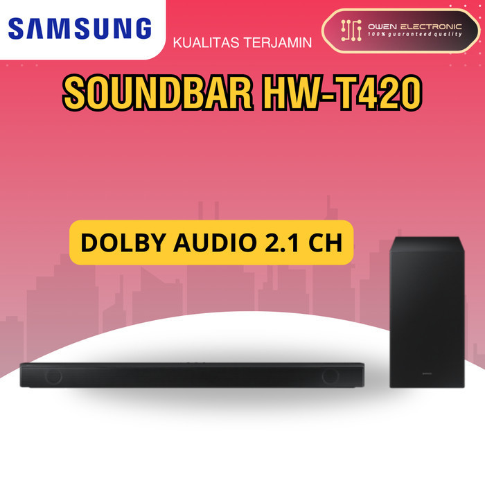 Jual TERBAIKK!! SAMSUNG SOUNDBAR HW-T420 2.1SURROUND BLUETOOTH DOLBY ...
