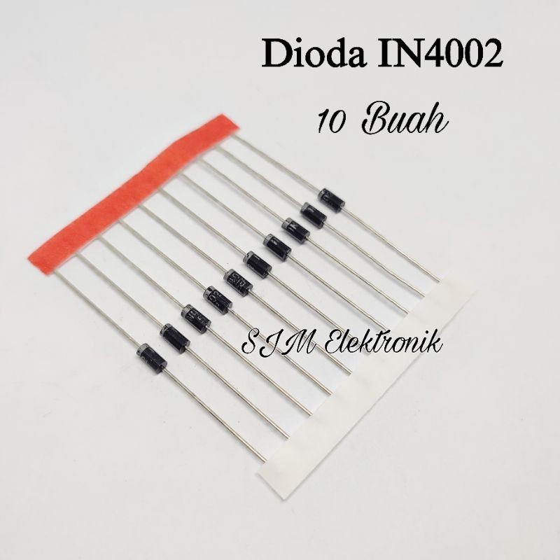 Jual Dioda IN4002 1N4002 Diode 4002 (10 pcs) | Shopee Indonesia