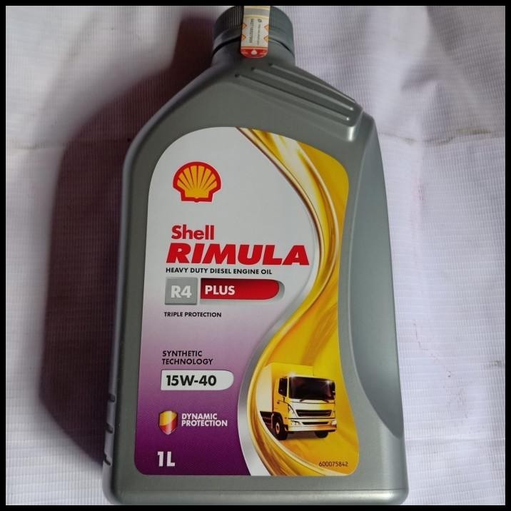 Jual HOT DEAL OLI MESIN SHELL RIMULA R4 X SAE 15W 40 BOTOL 1 LT ...