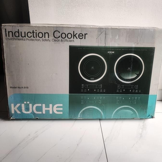 Jual Kompor Electric Induksi Listrik 2 Tungku Induction Cooker Kuche K-919 Xabruk | Shopee Indonesia