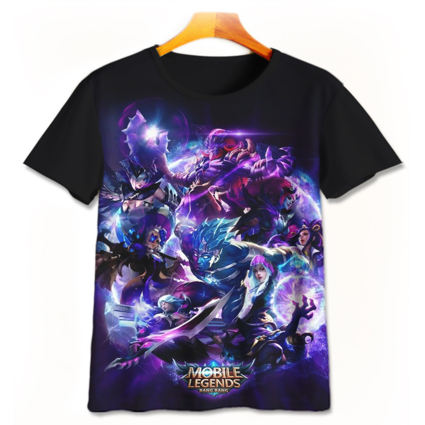 Jual Kaos Anak Mobile Legend v1 Baju Mobile Legends ML Anak 3D Printing Untuk Umur 1-12 Tahun ...