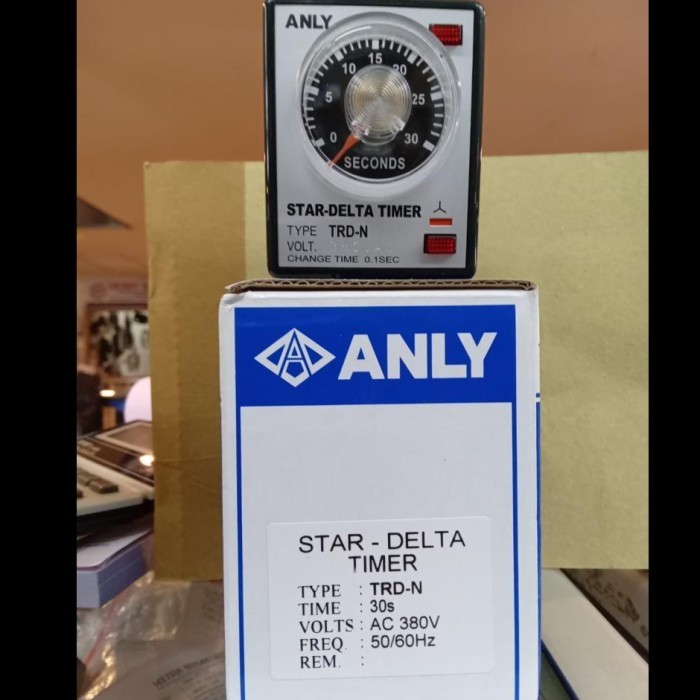 Jual NEW!! Anly Star Delta Timer 30S 220V/380V TRD-N | Shopee Indonesia