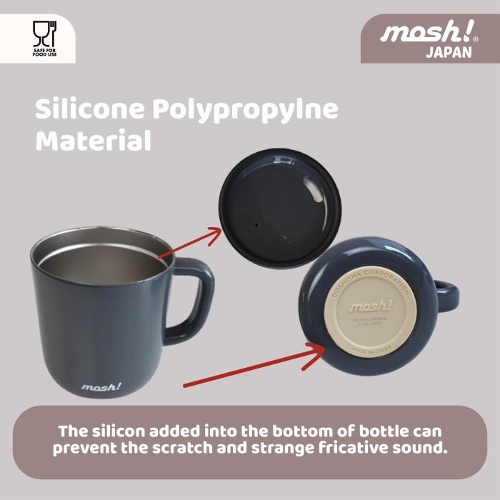 Jual Mosh New Latte Mug Cup Black 430Ml | Shopee Indonesia