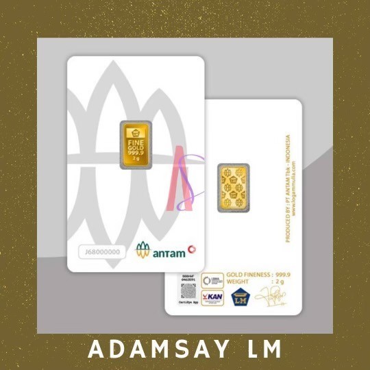 Jual Logam Mulia Emas Antam Murni 2 Gram Murah dan Bersertifikat ...