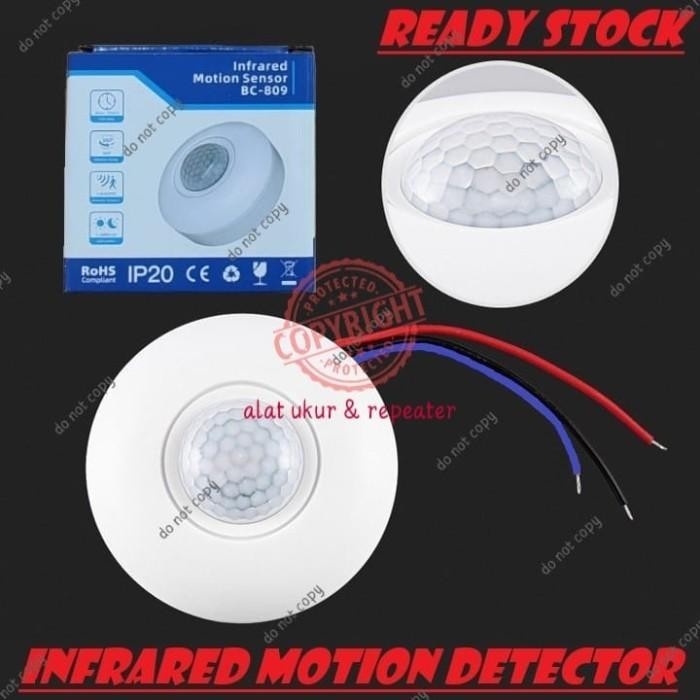 Jual SAKLAR LAMPU SENSOR GERAK PIR SWITCH OTOMATIS INFRARED MOTION DETECTOR | Shopee Indonesia
