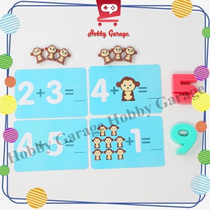 Jual Mainan Monkey Balance Math Toy Game Edukasi Anak Belajar Timbangan ...