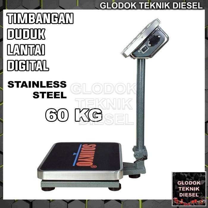 Jual Hemat Sojikyo Timbangan Lantai Duduk Digital Ps 60 Kg Stainless ...