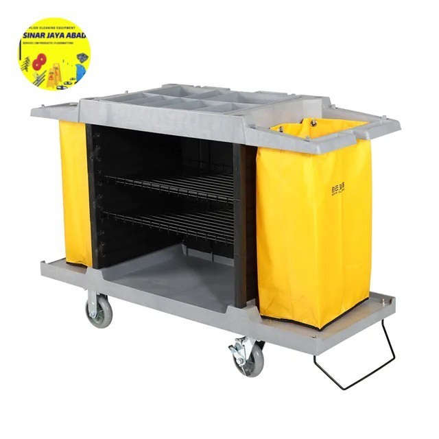 Jual GUEST ROOM SERVICE CART HOUSEKEEPING ROOM BOY TROLLEY TROLI HOTEL ...