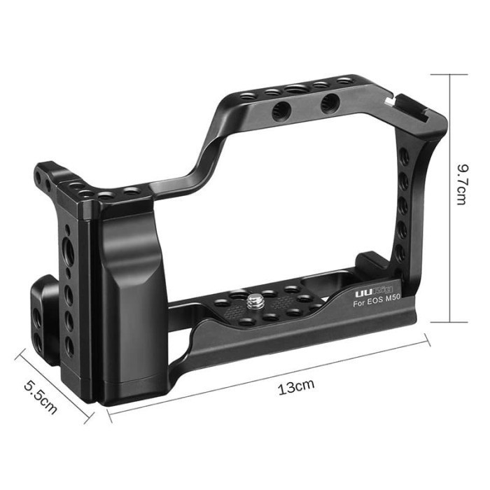 Jual Universal C-M50 Camera Cage Rig Hand Grip Eos M50 M5 | Shopee ...