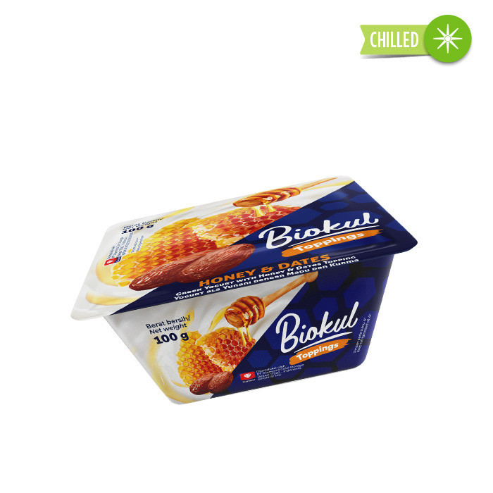 Jual BIOKUL GREEK YOGURT WITH TOPPING DATE HONEY 100 GR | Shopee Indonesia