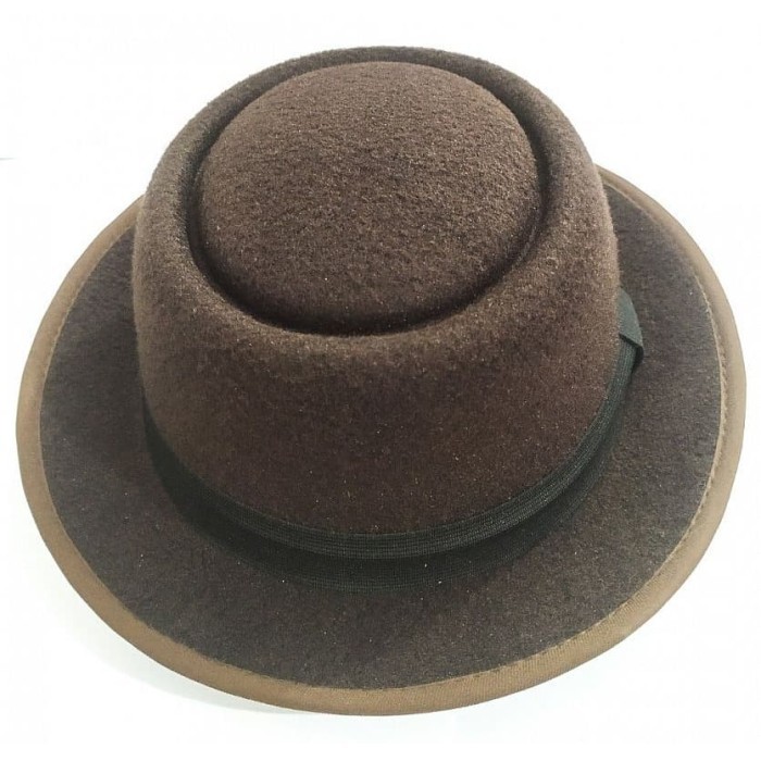 Jual Houseofcuff Topi Fedora Hat Pork Pie Hat Brown | Shopee Indonesia