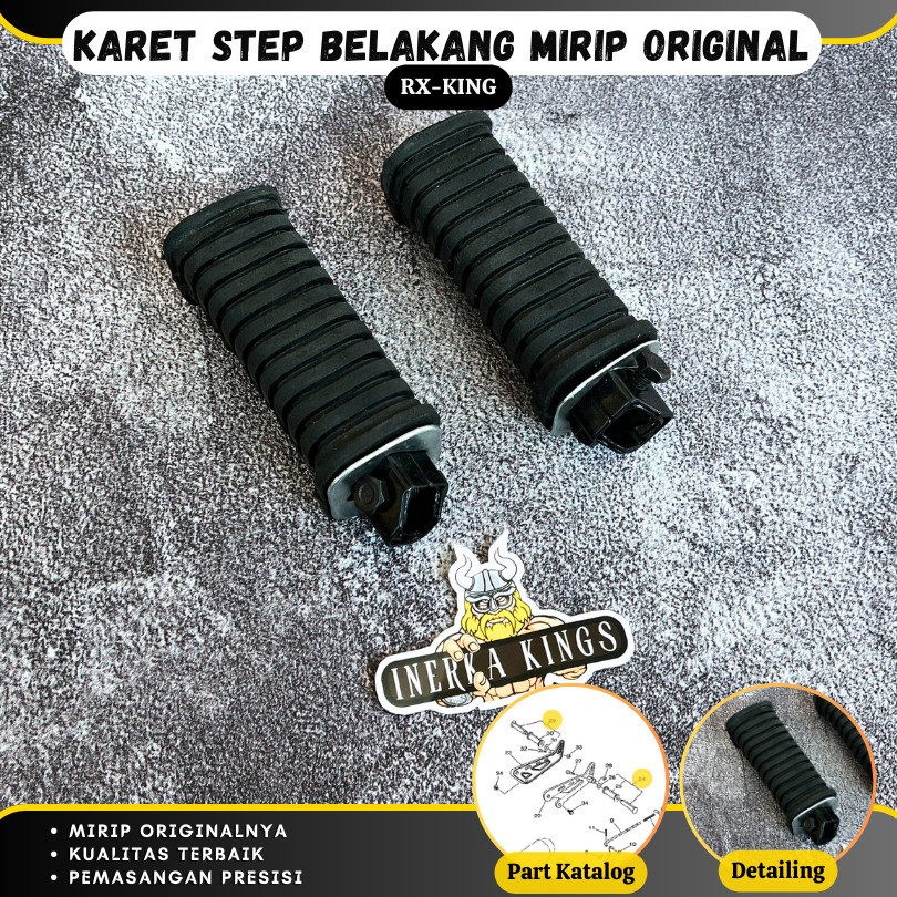 Jual Karet Step Footstep Barstep Belakang Rx King RXK F1ZR F1 Lokal ...